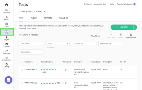 Introduction to the mabl Test Automation Application