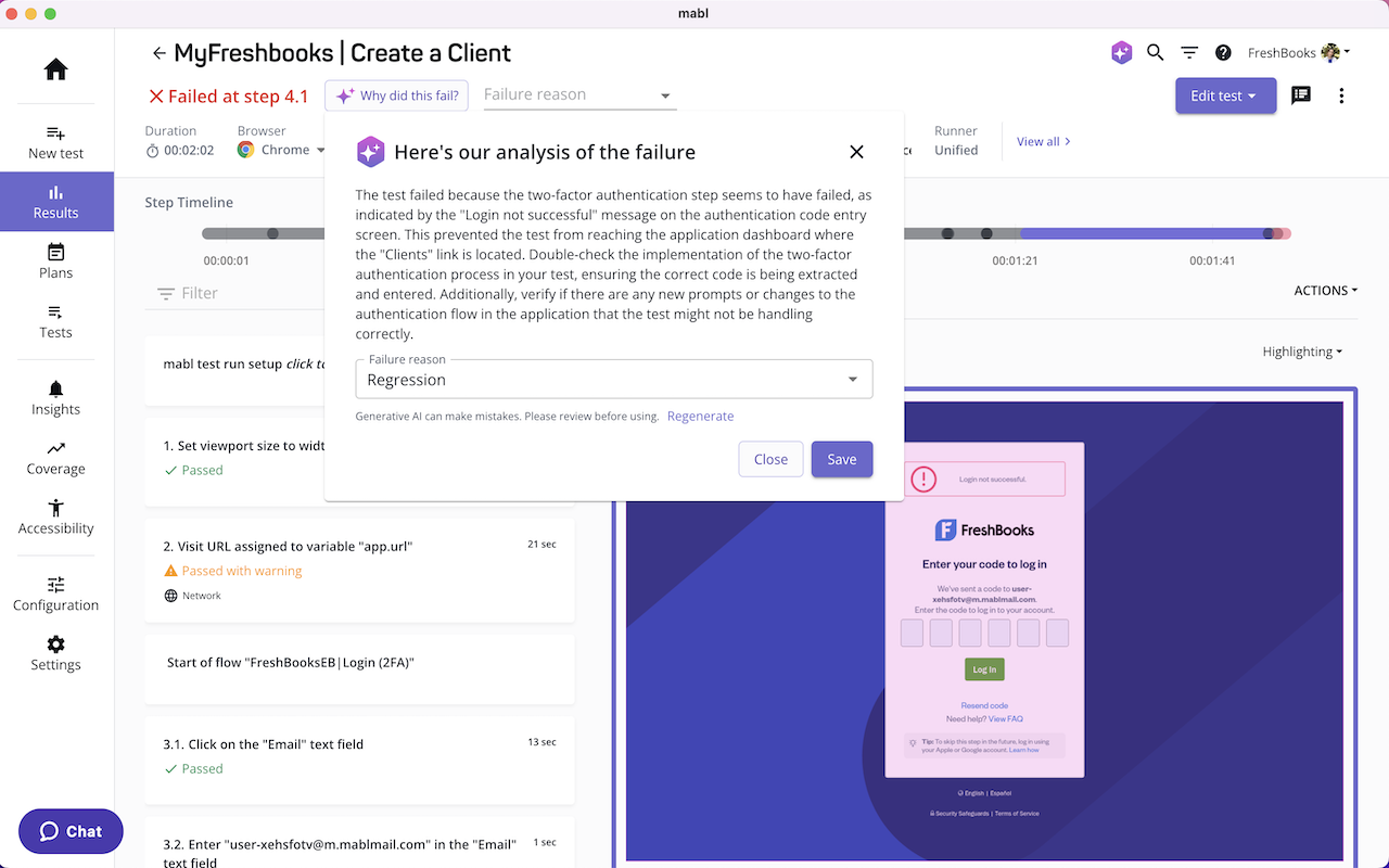AI Test Automation Tool | mabl