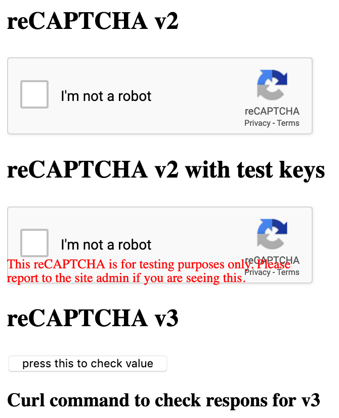 Testing reCAPTCHA sites with mabl