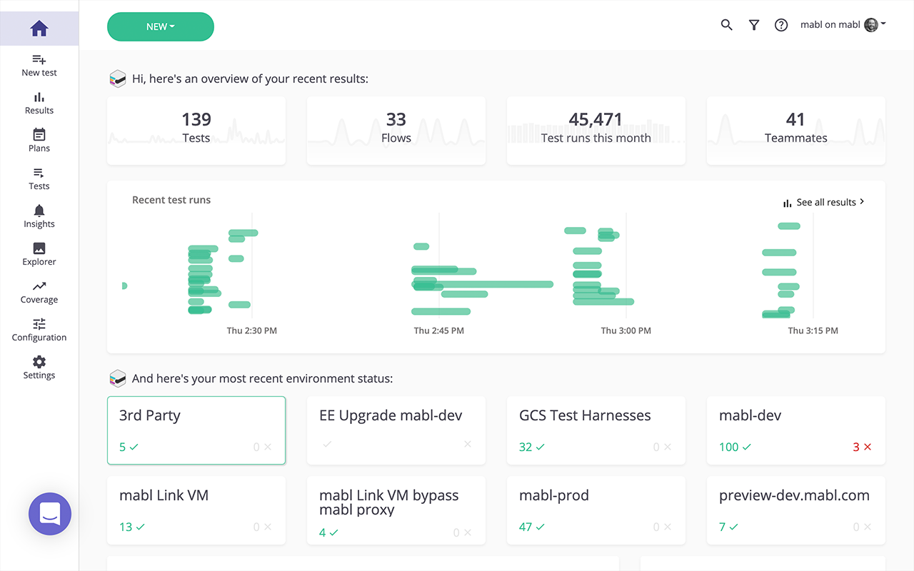 Automated Regression Testing Platform | mabl